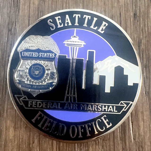 RARE COLLECTIBLE - U.S. Federal Air Marshal Seattle Field Office ...