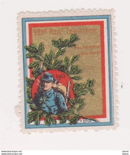 VIGNETTE MILITAIRE DELANDRE - 282ème régiment territorial d'infanterie ...