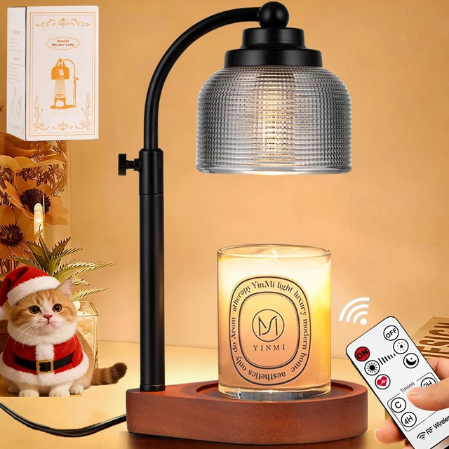 CANDLE WARMER LAMP Remote Control, Timer and Dimmer, Gifts for Mom ...