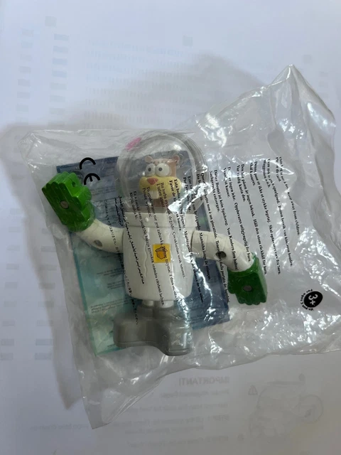 SPONGEBOB BURGER KING Toy SANDY CHEEKS Karate Chop Spinning Arms 2002 ...