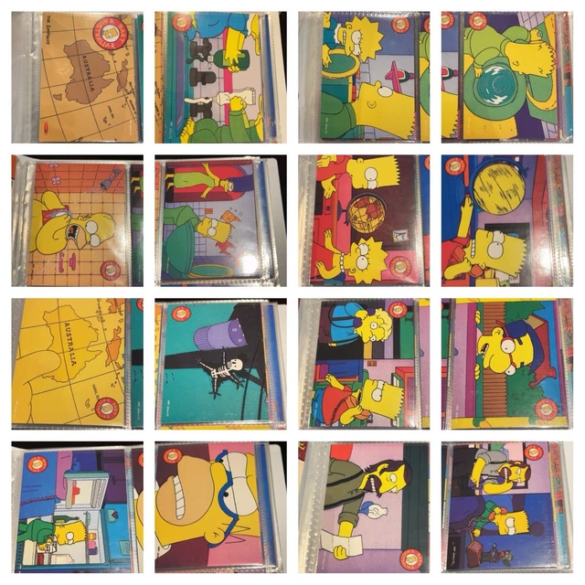BIG BULK LOT 90xSimpsons Trading Cards BART Vs. Australia & Anastasia Upper Deck $39.00 ...