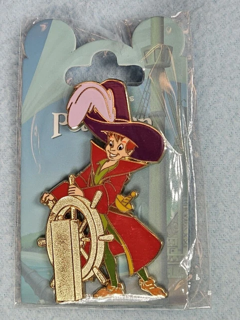 NEW DISNEY DLP DLRP Disneyland Paris Peter Pan As Captain Hook Pin ...