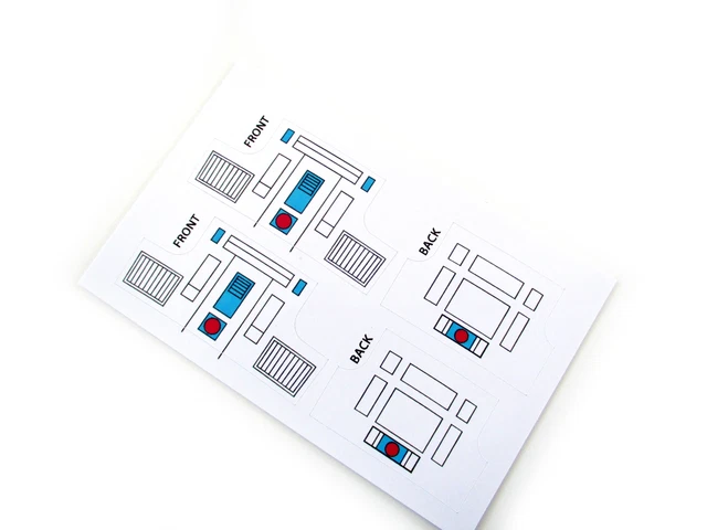 STICKERS FOR KENNER STAR WARS VINTAGE R2-D2 DROIDS ( R2D2 ) 2 IN TOTAL ...