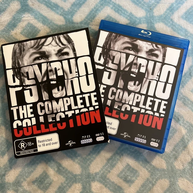 PSYCHO COMPLETE COLLECTION Blu Ray / DVD 8 Disc Set w OOP Region-Free ...