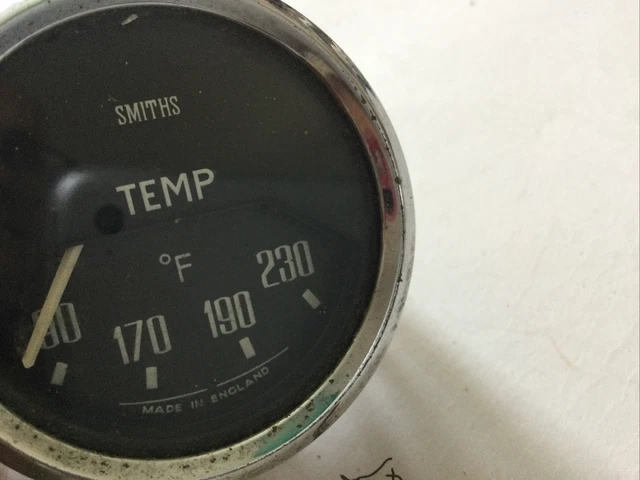 VINTAGE SMITHS TEMP Temperature Gauge For Mini Cooper Classic Car £25. ...