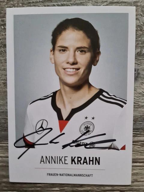 ANNIKE KRAHN, DFB, Frauenfußball, Nationalmannschaft, original ...