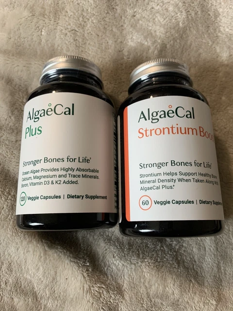ALGAECAL PLUS PLANT Based Calcium Supplement with Vitamin K2 MK + Boost ...