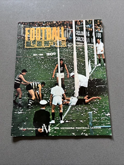 VFL FOOTBALL LIFE Magazine May 1968 - Richardson, Beck, Croswell, Pyror ...
