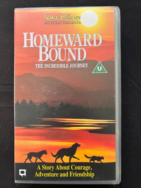 HOMEWARD BOUND, THE Incredible Journey, VHS Video Tape, Walt Disney ...