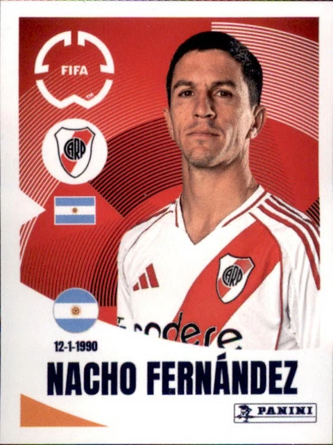 PANINI FIFA CLUB World Cup 2025 Sticker 273 - Nacho Fernandez - CA ...