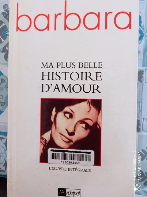 BARBARA MA PLUS belle histoire d amour -L OEUVRE INTEGRALE - chez L ...