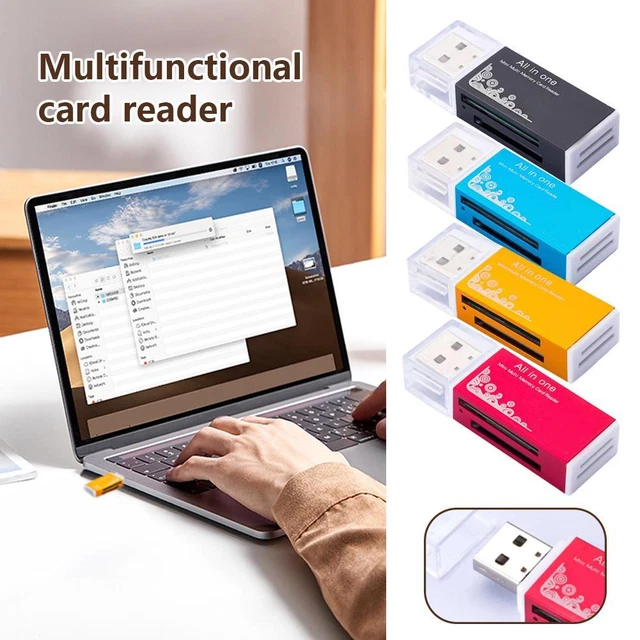 MEMORY CARD READER All In One Aluminium Multi Card Reader Adapter Lot ...