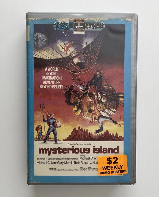 MYSTERIOUS ISLAND [VHS] RCA Columbia Hoyts Video Opal Series Big Box Ex ...