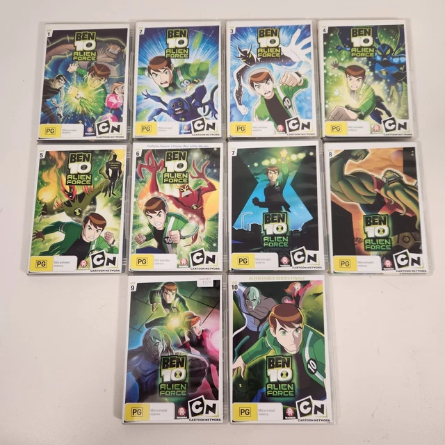 BEN 10 ALIEN Force SEASON 1-10 DVD Set Reg 4 Children Kids Sci-Fi EUR ...