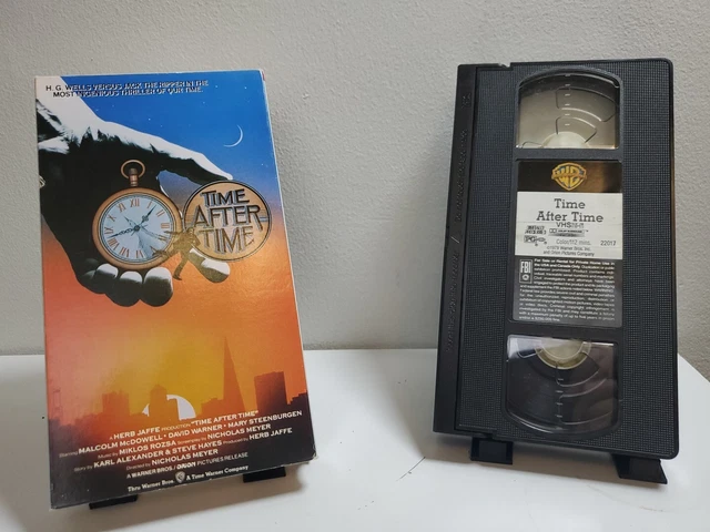 TIME AFTER TIME (VHS) HG Wells VS Jack the Ripper Malcolm McDowell ...