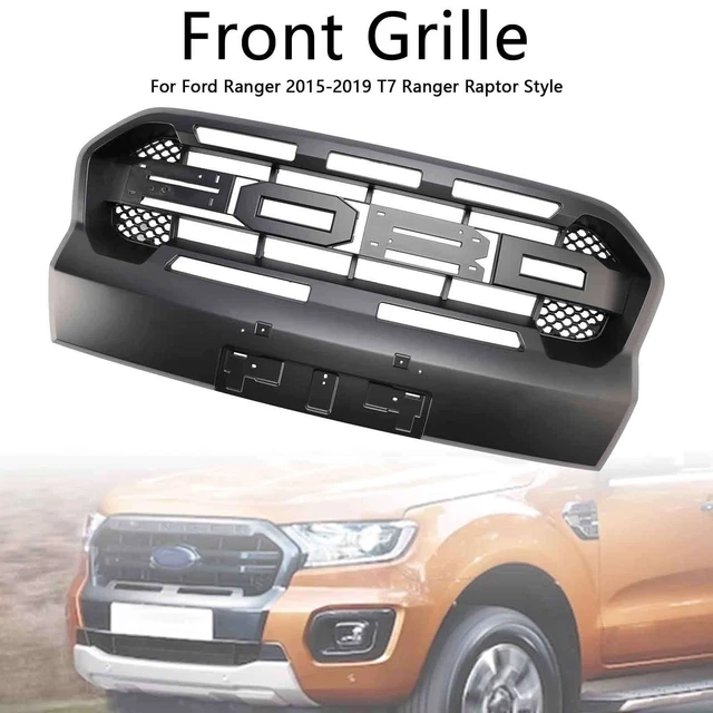 RAPTOR STYLE FRONT Bumper Grille Grill Fit Ford Ranger 2019-2023 T8 W ...
