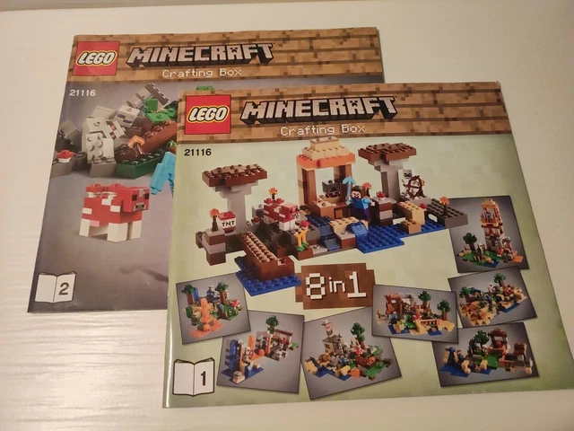 LEGO 21116, BAUANLEITUNG, MINECRAFT, ONLY INSTRUCTION EUR 3,33 ...
