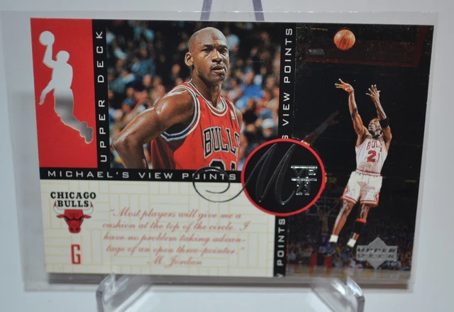 1996-97 MICHAEL JORDAN pont supérieur Michael's View Points MVP23 #VP7 ...