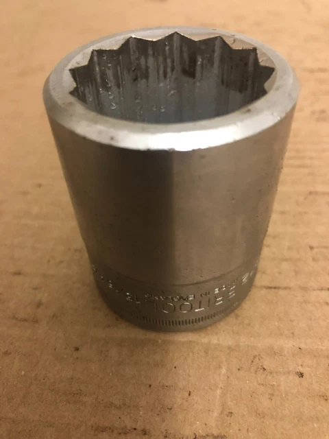 VINTAGE BRITOOL IMPERIAL 1-5/16 AF Socket In 3/4” Drive HB1312 VGC £9. ...