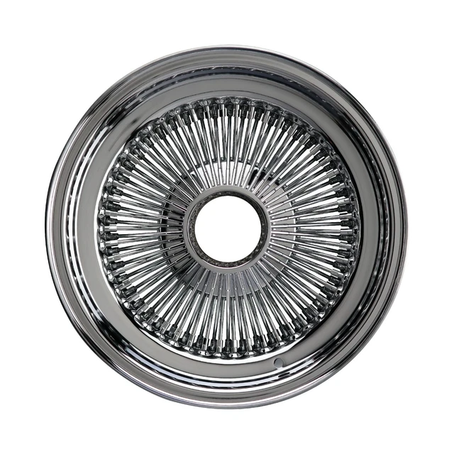 15X7 STANDARD 100 Spoke Straight Lace Lowrider Wire Wheel | Single ...