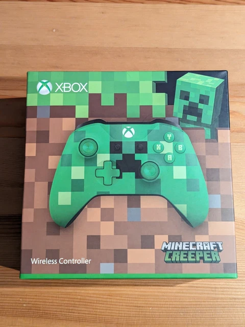 BRAND NEW MINECRAFT Creeper Limited Edition Wireless Controller Xbox ...