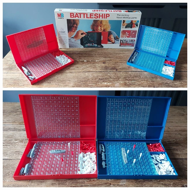 BATTLESHIP BOARD GAME 1975 MB Games Vintage Retro Battleships £7.51 ...