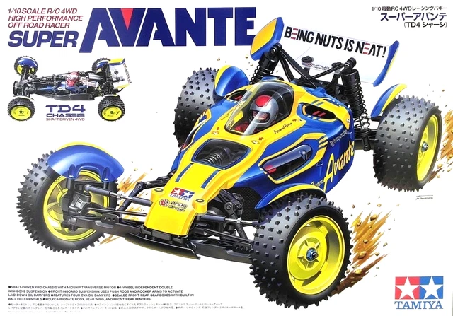 TAMIYA SUPER AVANTE TD4 1/10 4WD RC Buggy Chassis Kit Japan ...