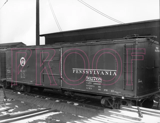 PENNSYLVANIA RAILROAD (PRR) Boxcar 562768 - 8x10 Photo $7.49 - PicClick