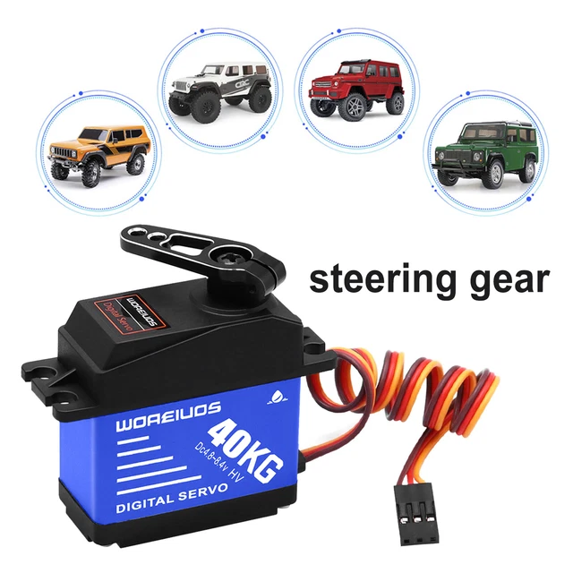 DIGITAL SERVO MAXIMUM Torque 40kg/cm High Speed Servo for 1/8 1/10 ...