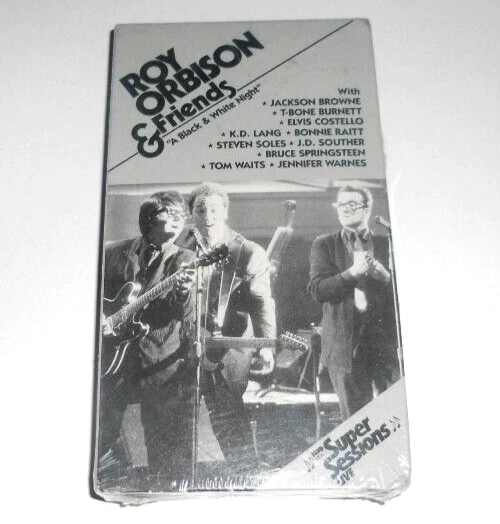 ROY ORBISON & FRIENDS a Black and White Night VHS Elvis Costello KD ...
