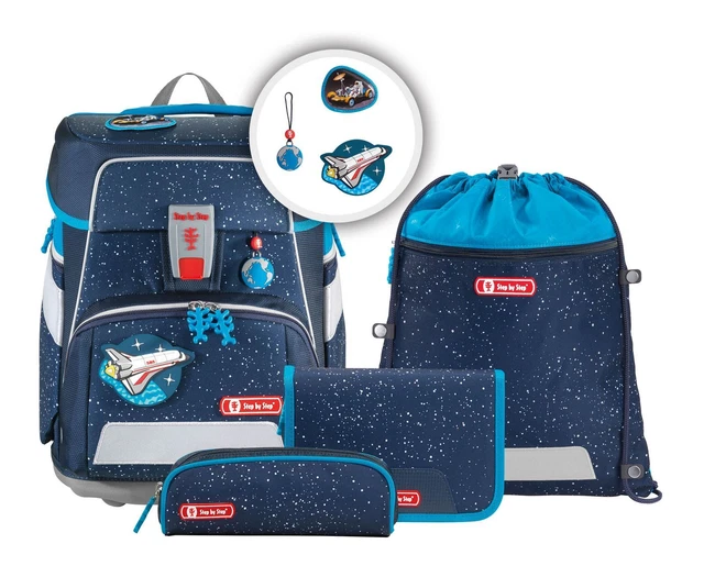 STEP BY STEP Space Schulranzen-Set 5-teilig Sky Rocket dunkelblau EUR ...