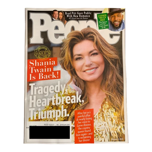 PEOPLE MAGAZINE JANUARY 2 2023 Shania Twain Is Back Stephen 'Twitch ...