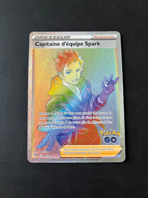 CARTE POKÉMON CAPITAINE d'équipe Spark 085/078 Pokémon GO EB10.5 secrète EUR 1,00 - PicClick FR