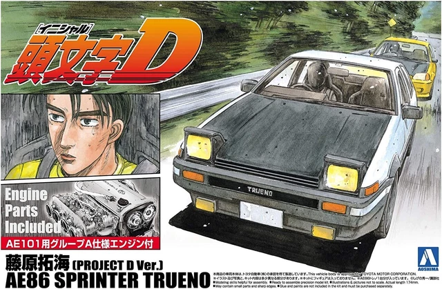 INITIAL D NO.1 Takumi Fujiwara AE86 Sprinter Trueno Project D ...
