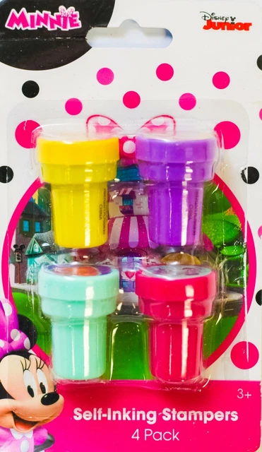 DISNEY JUNIOR MINNIE Mouse 4 Self-Inking Stamp Collection Arts And ...