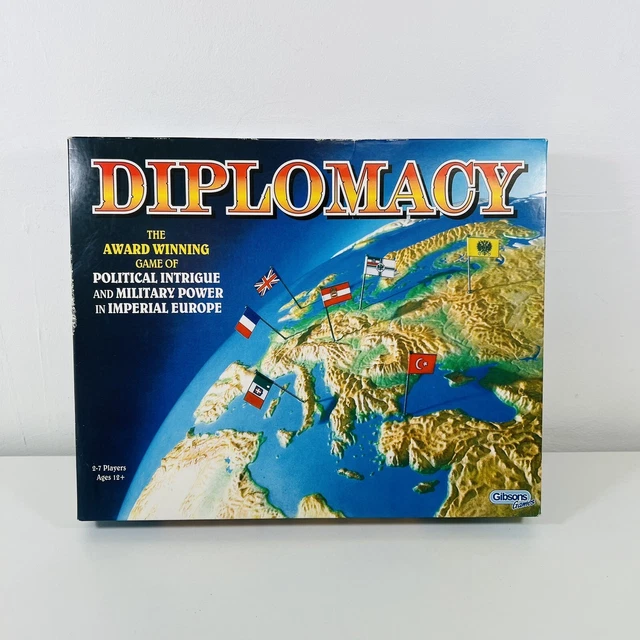 GIBSONS DIPLOMACY BOARD Game Complete £19.95 - PicClick UK