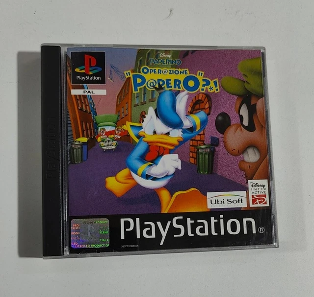 PS1 PAPERINO OPERAZIONE Papero !? Italiano Completo Playstation 1 Cd ...