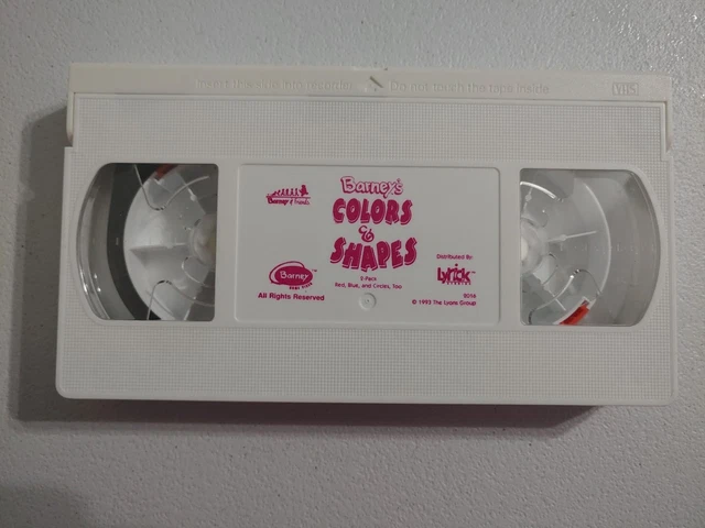 BARNEY COLORS & Shapes Bonus 2-Pack VHS Set 1997-Tested/Works £8.32 ...