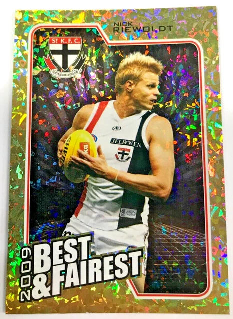 2010 HERALD SUN Afl Card Best And Fairest Card Bf13 Nick Riewoldt-St ...
