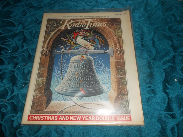 RADIO TIMES MAGAZINE West 19 Dec 1981 - 1 Jan 1982 Christmas Double ...