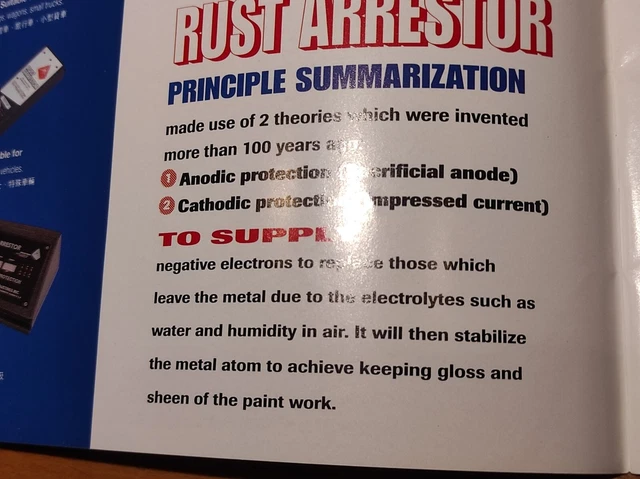 RUST ARRESTOR ELECTRONIC Rust Corrosion Control Module IBX Industries ...