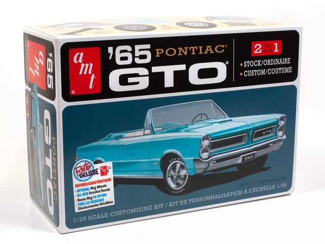 AMT AMT1191 1/25 1965er Pontiac GTO Plastic Model Kit, Multi (US IMPORT ...