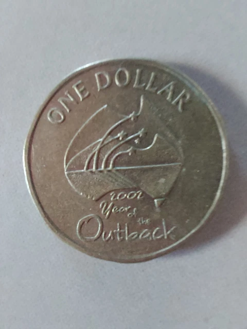 RARE MISSHAPED 2002 Australian $1 One Dollar Coin Year Of The Outback ...