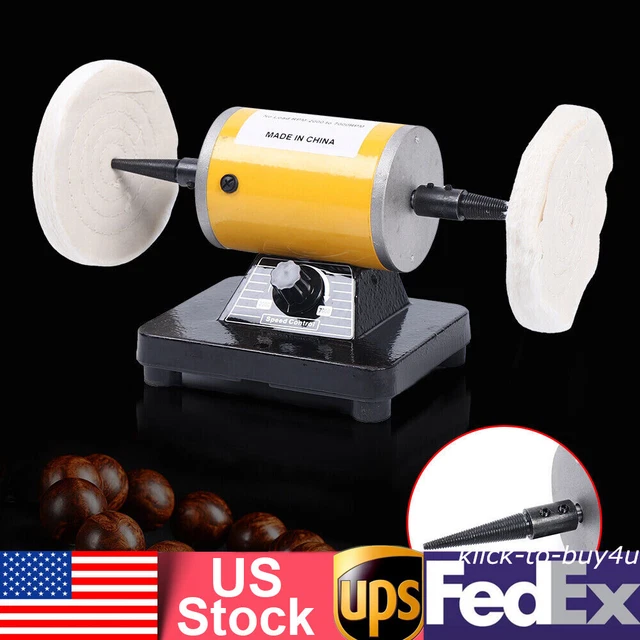 VARIABLE SPEED BENCH Lathe Polishing Machine Buffing Motor Jewelry ...
