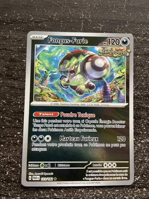 FONGUS-FURIE REVERSE - Pokémon 123/182 Ev04 Faille Paradoxe Neuf Fr EUR ...