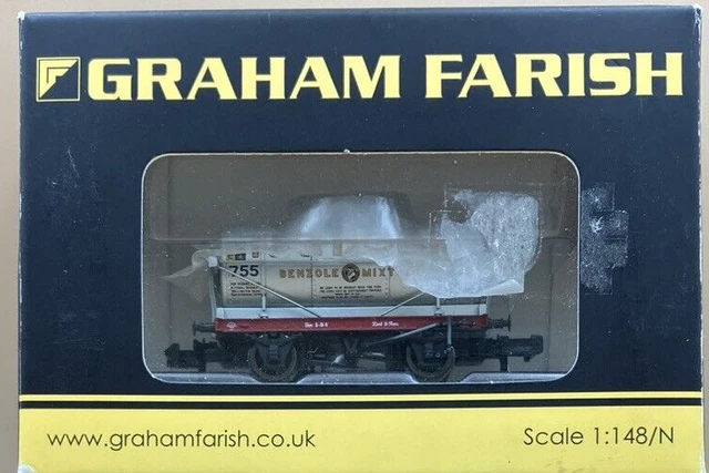 GRAHAM FARISH N Gauge 373-650A 14 Ton Tank Wagon - National Benzole. £ ...