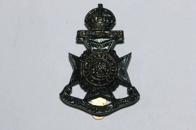 BRITISH ARMY METAL Cap Badge First Surrey Rifles London Regiment £10.00 ...