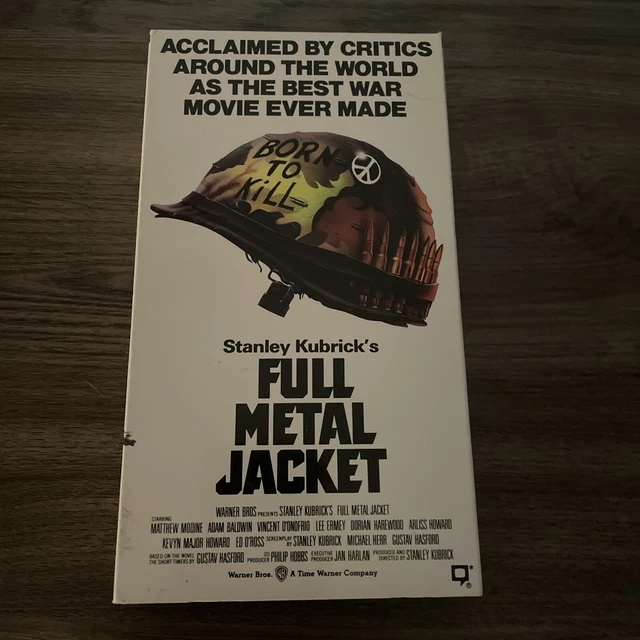 FULL METAL JACKET VHS 1987 Matthew Modine, R. Lee Ermey Army Movie ...