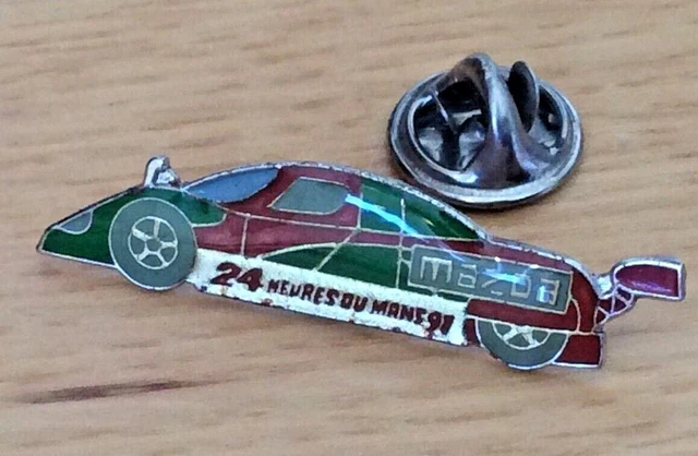 RARE PIN'S LAPEL pins vintage MAZDA 24 H du Mans 1991 ( victoire MAZDA ...