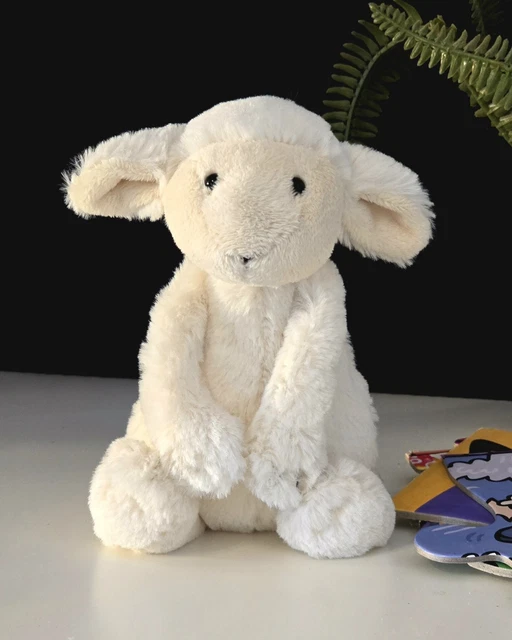JELLYCAT SMALL BASHFUL Lamb Sheep Plush Soft Toy £31.91 - PicClick UK